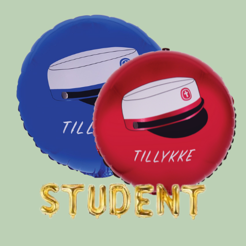 Studenterpynt | Køb studenterpynt til studenterfest her!!