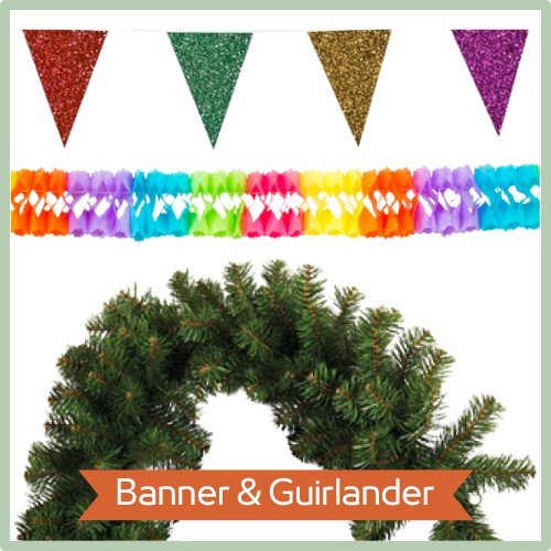 Guirlander og Banner | Køb banner og Guirlander her!