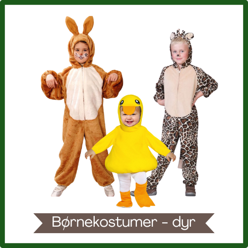 Dyrekostumer Børn | Køb kostumer som dyr til børn her!