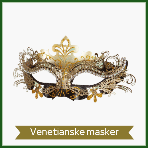 Venetianske masker | køb Flotte Maskerade masker her