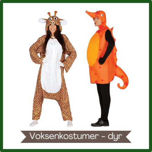 Dyrekostumer voksne | Køb Kigurumi kostumer til voksne her!