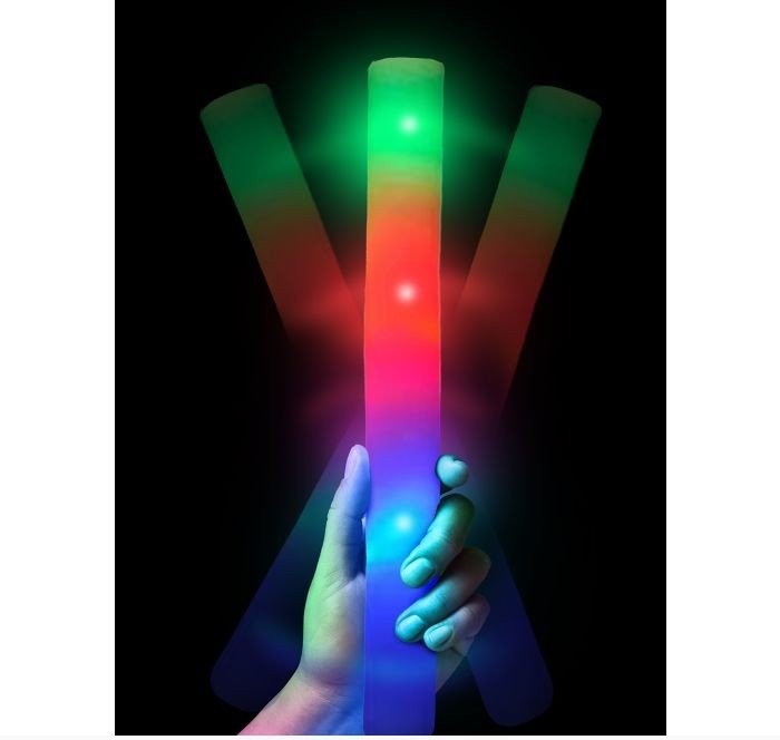 LED skumstav | Stav med farvet lys | festbutikken.dk