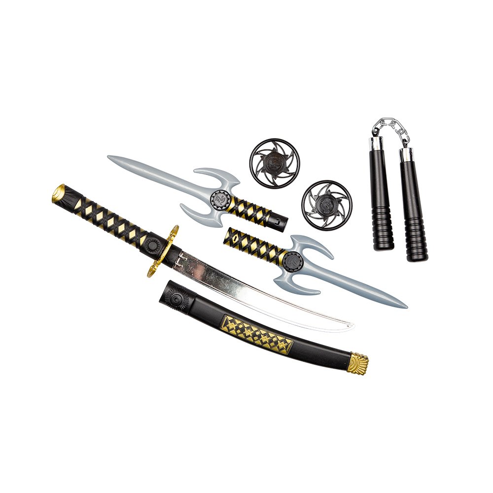 Ninja våben sæt komplet til børn | ninja udklædning